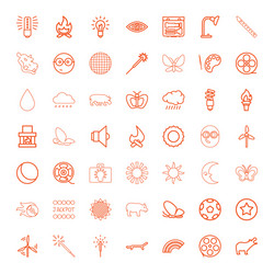 13 bright icons Royalty Free Vector Image - VectorStock