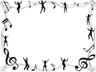 Dance Border Designs