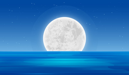 Sunset sea landscape background design Royalty Free Vector