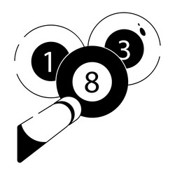 Billiard rack Royalty Free Vector Image - VectorStock