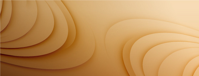 Smoky abstract brown wave flow on white background