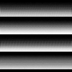 Halftones arrows lines patterns Royalty Free Vector Image