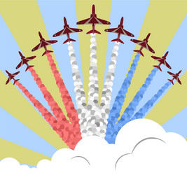 Red Arrows Plane Vector Images (over 1,100)