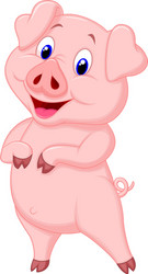 Cute elephant cartoon Royalty Free Vector Image