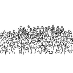 Crowded Room Clipart