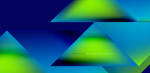 Dynamic triangle design with fluid gradient colors