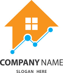 House tech logo images Royalty Free Vector Image