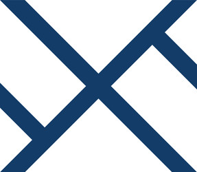 Letter x location point symbol logo Royalty Free Vector