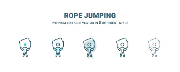 Mysql icon in 5 different style outline filled Vector Image