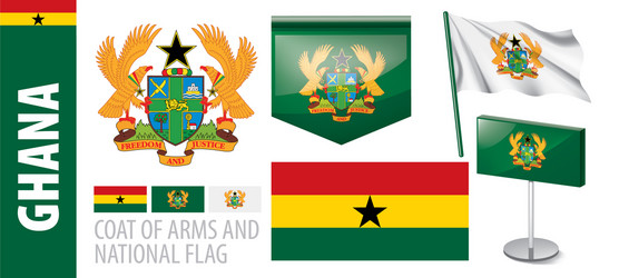 Ghana Coat of Arms Emblem Vector Images (14)