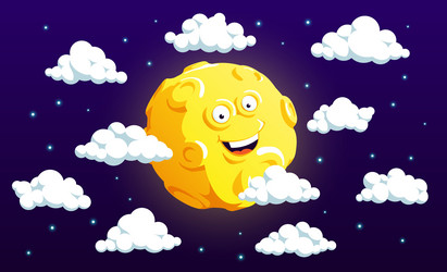 Cartoon Moon Face Vector Images (over 7,800)