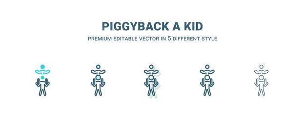 Piggyback Vector Images (over 380)