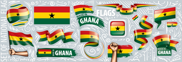 Ghana Flag Ribbon Vector Images (over 520)