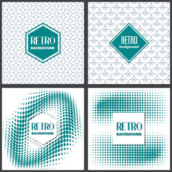 Old retro vintage style background design template