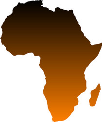 Africa map landscapes Royalty Free Vector Image