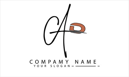 Ad logo Royalty Free Vector Image - VectorStock