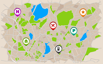 Generic Street Map Vector Images (over 420)