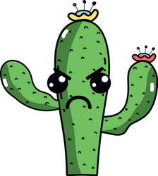 Angry Plant Cactus Vector Images (over 160)