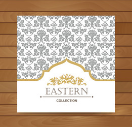 Template frame design for greeting card Royalty Free Vector