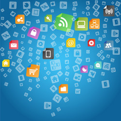 App icons border Royalty Free Vector Image - VectorStock