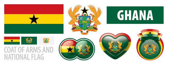 Ghana Coat of Arms Emblem Vector Images (14)