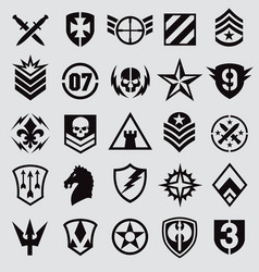 Army badges military patch air force captain Vector Image