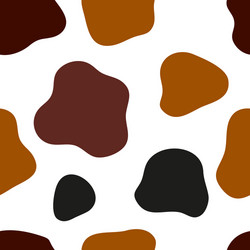 Cow background seamless Royalty Free Vector Image