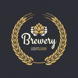 Beer label background Royalty Free Vector Image