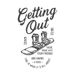 American vintage getting out there riding Vector Image