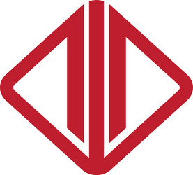 Diamond finance logo Royalty Free Vector Image