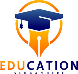 Online learning courses logo template icon brand Vector Image