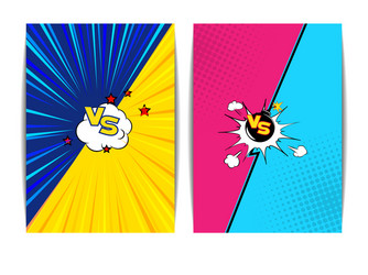 Fight bubble comics styl Royalty Free Vector Image