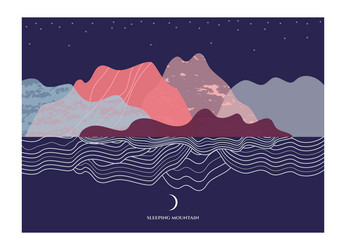Minimalist Mountain Vector Images (over 5,600)