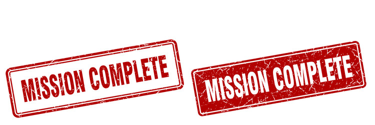 Mission Complete Stamp Vector Images (over 620)
