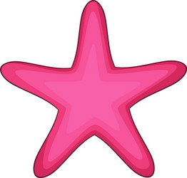 Nature shell icon cartoon style Royalty Free Vector Image