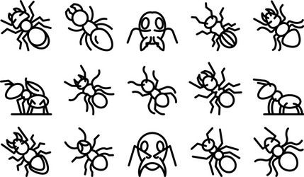 Ant Outline Vector Images (over 2,600)