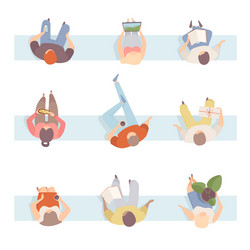 Top View Man Sitting Vector Images (over 1,000)