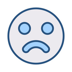 Bad reaction icon Royalty Free Vector Image - VectorStock