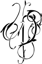 Cursive Letter D Vector Images (58)