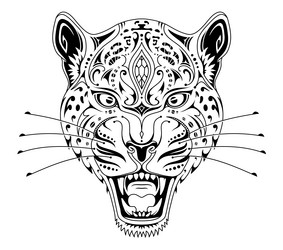 Tribal Leopard Tattoo