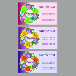 Vizit cards Royalty Free Vector Image - VectorStock