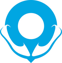 Shoes point logo design concept template icon Vector Image