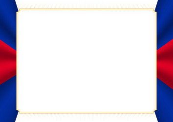 Vertical frame and border with cambodia flag Vector Image