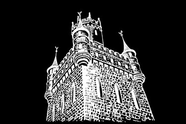 Castle Line Drawing Vector Images (over 1,800)