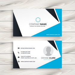 Office identity card template Royalty Free Vector Image