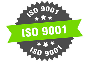 Iso 9001 stamp Royalty Free Vector Image - VectorStock