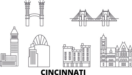 Cincinnati Skyline Vector Images (over 100)