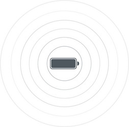 Wireless battery charging power management Vector Image