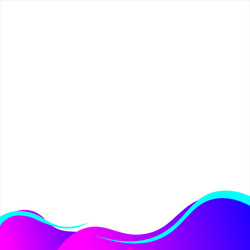 Gradient modern footer Royalty Free Vector Image