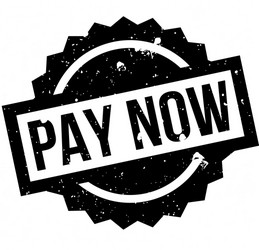 Pay now rubber stamp Royalty Free Vector Image